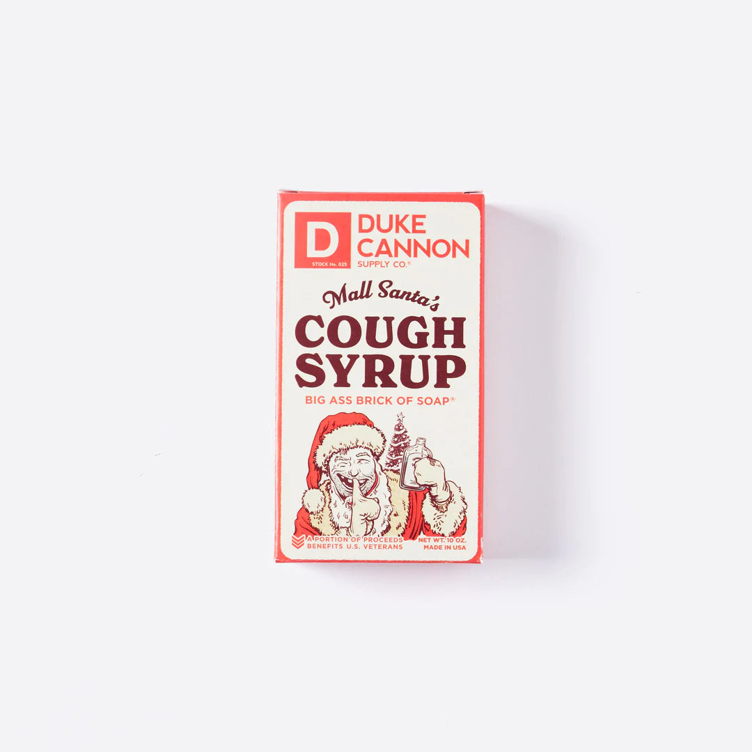 Duke Cannon Soap Mall Santa's Cough Syrup – Versatile Boutique